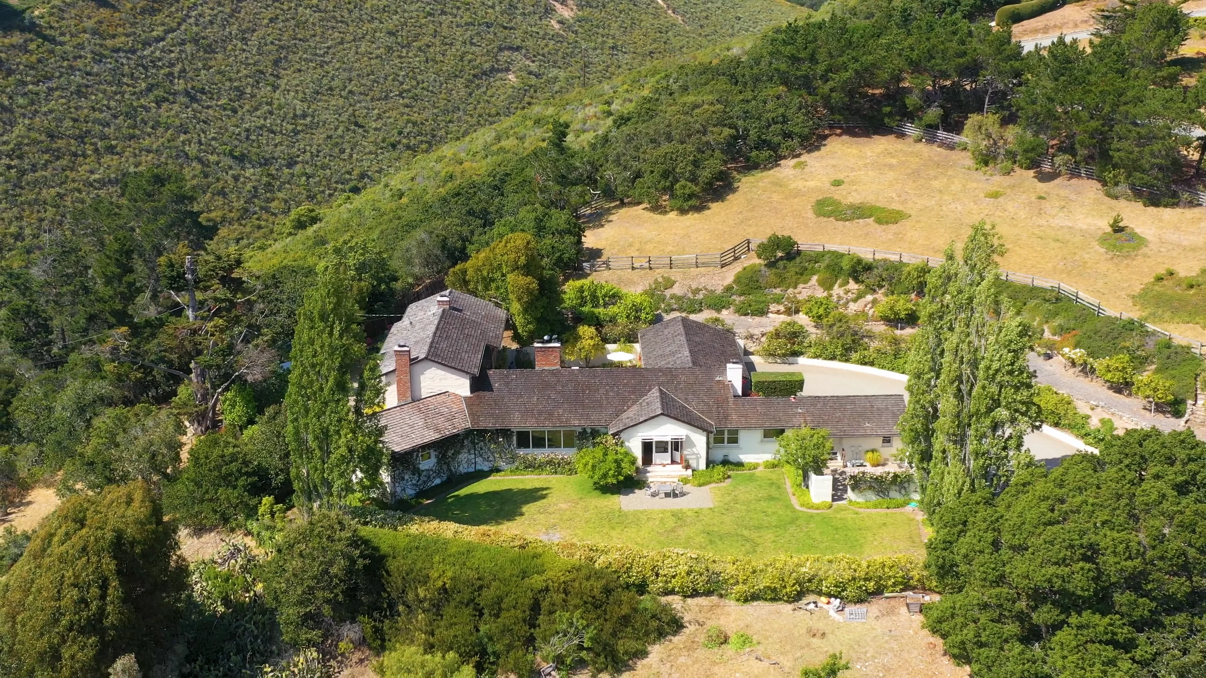 Spanish Colonial on 5 acres in mid Carmel Valley on Vimeo