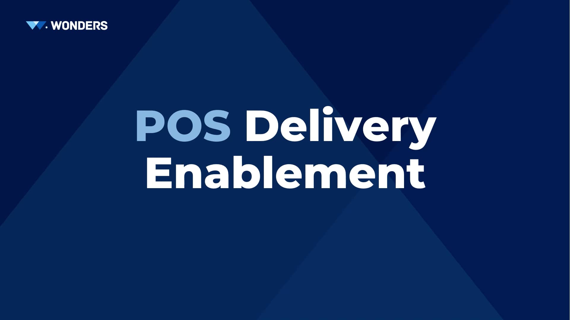 POS Delivery Enablement Presentation - TD Ver 5 on Vimeo