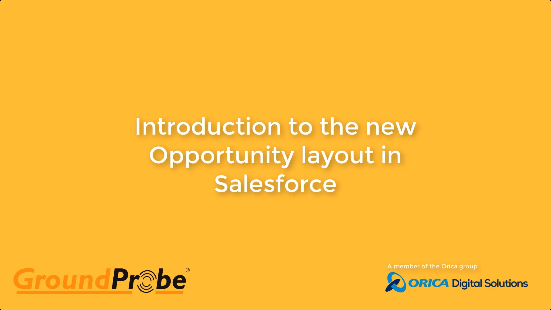 GroundProbe - New Opportunity Layout in Salesforce on Vimeo