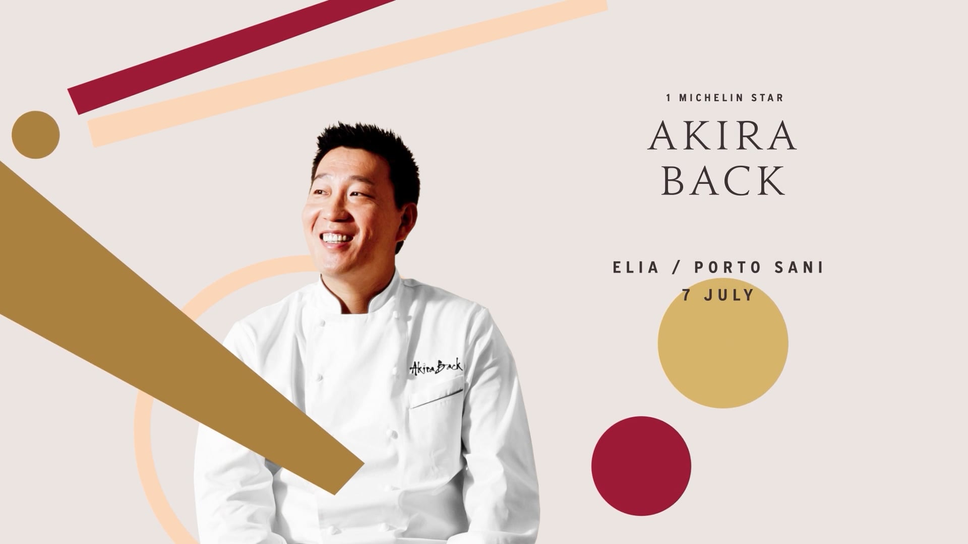 Sani Gourmet 2023 | Chef Akira Back on Vimeo