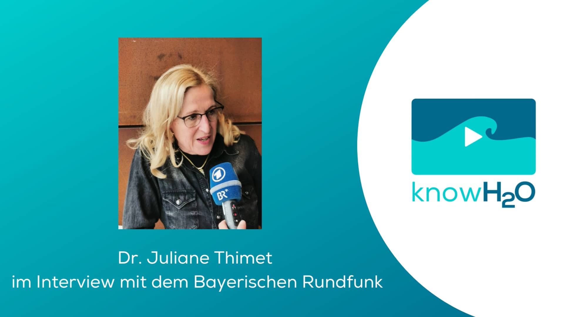 Dr. Juliane Thimet über die bayerische Hinweiskarte „Oberflächenabfluss ...