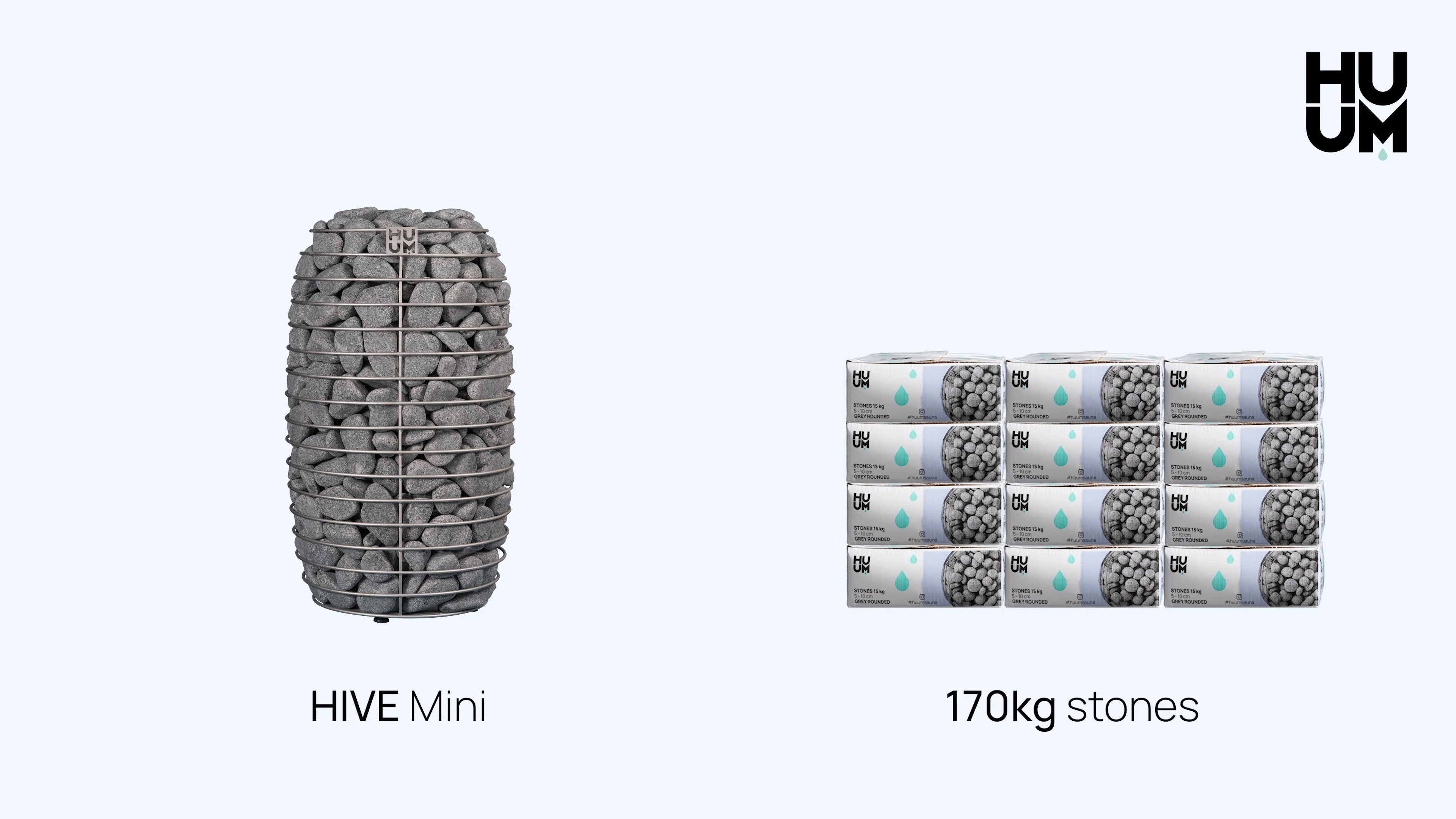 HUUM HIVE stone placement without air tunnel