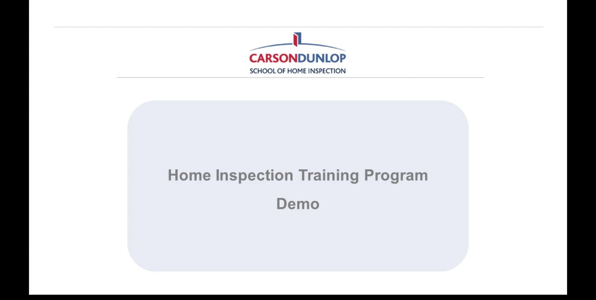 Home Inspection Training Program Online Demo on Vimeo