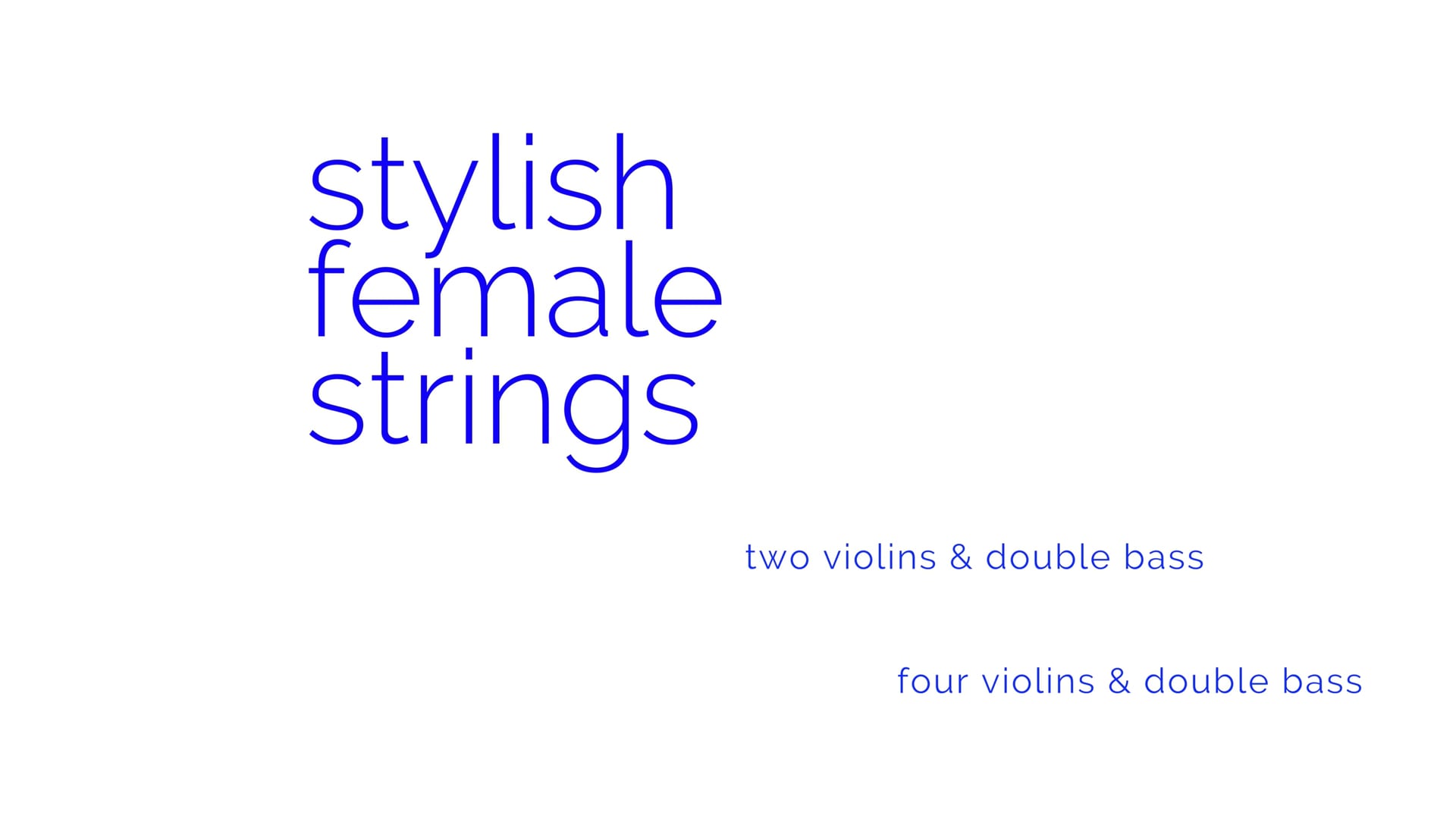 BlueTopaz Strings on Vimeo