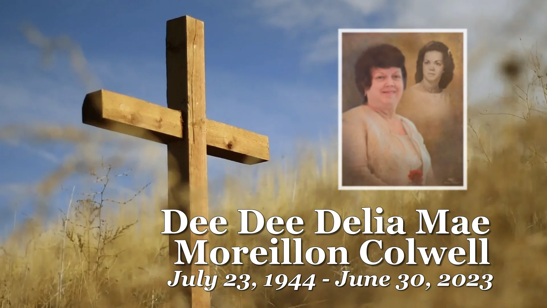Dee Dee Delia Mae Moreillon Colwell - Morgan & Nay Dee Dee Colwell on Vimeo