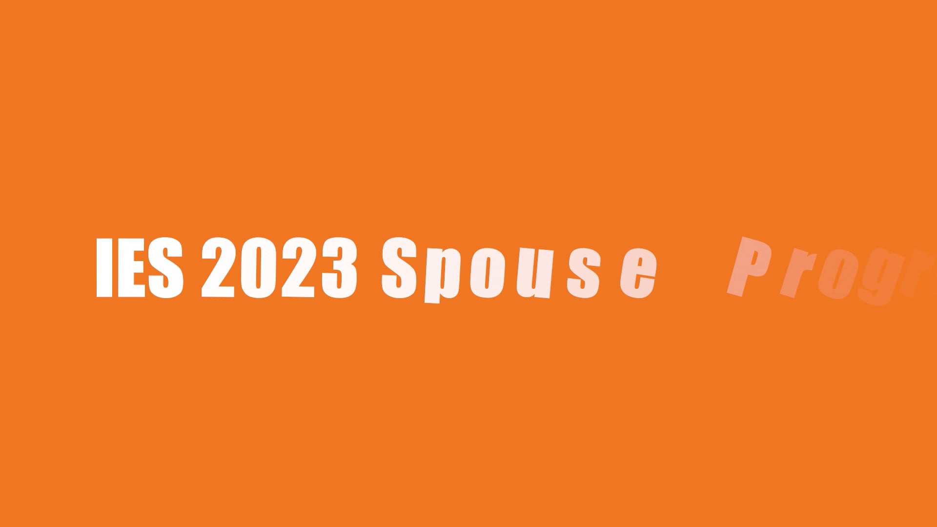 IES 2023 Spouse Program