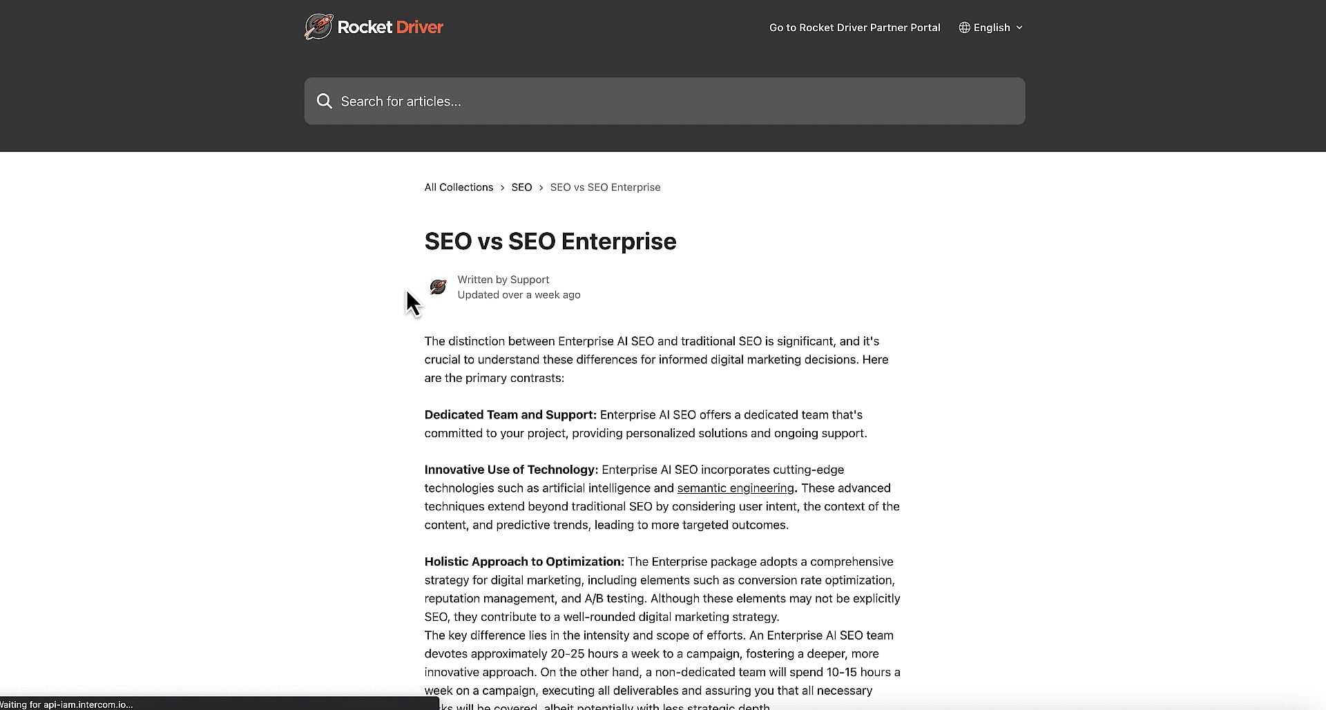 How to search the knowledgebase on Vimeo