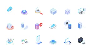 Animated Database Icon Set