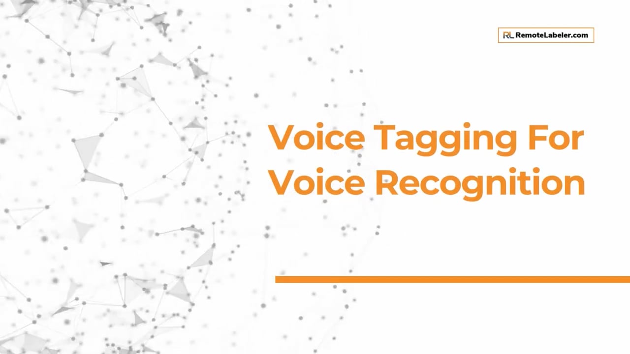 Voice Tagging For Voice Recognition on Vimeo
