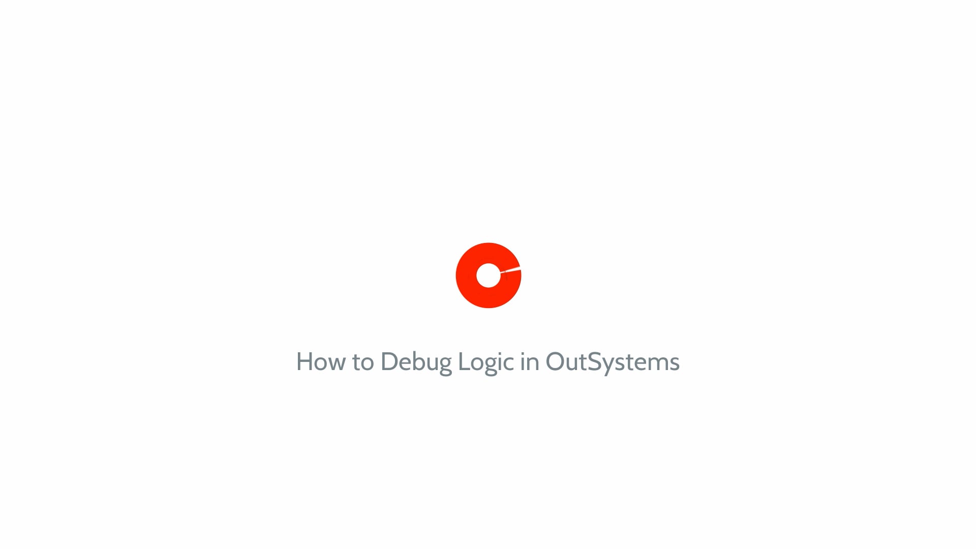 How to Debug Logic in OutSystems [ko-KR / 11] on Vimeo