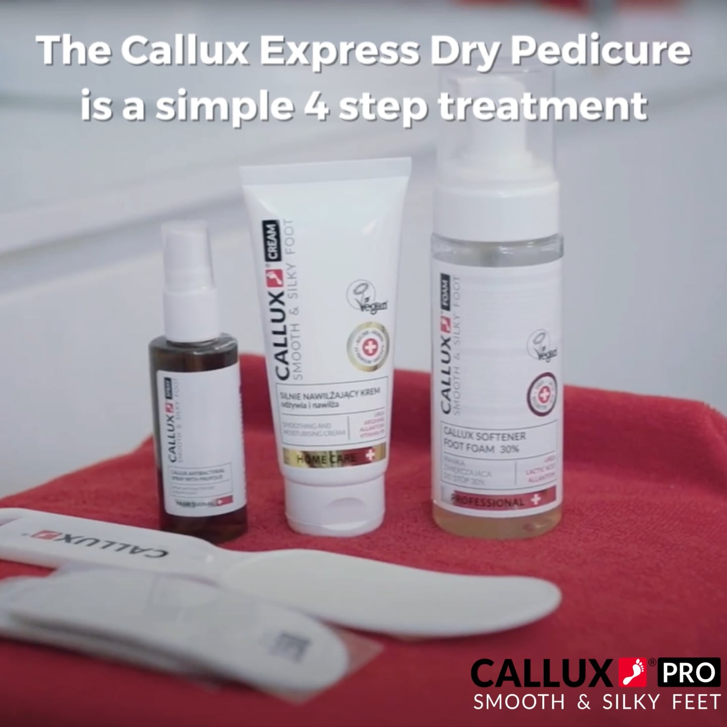 Callux Pro Dry Pedicure Treatment on Vimeo
