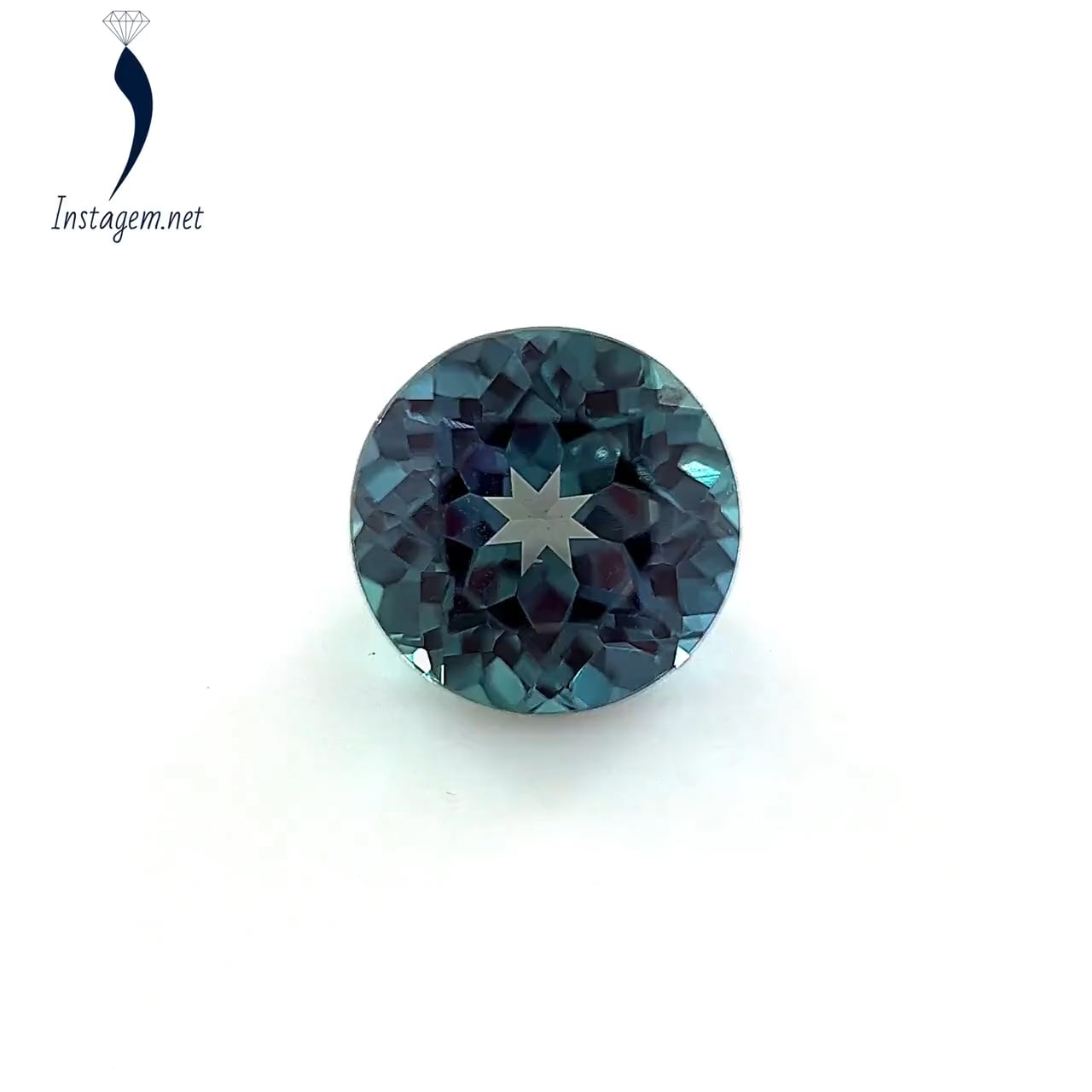 Lab Created Alexandrite Round on Vimeo