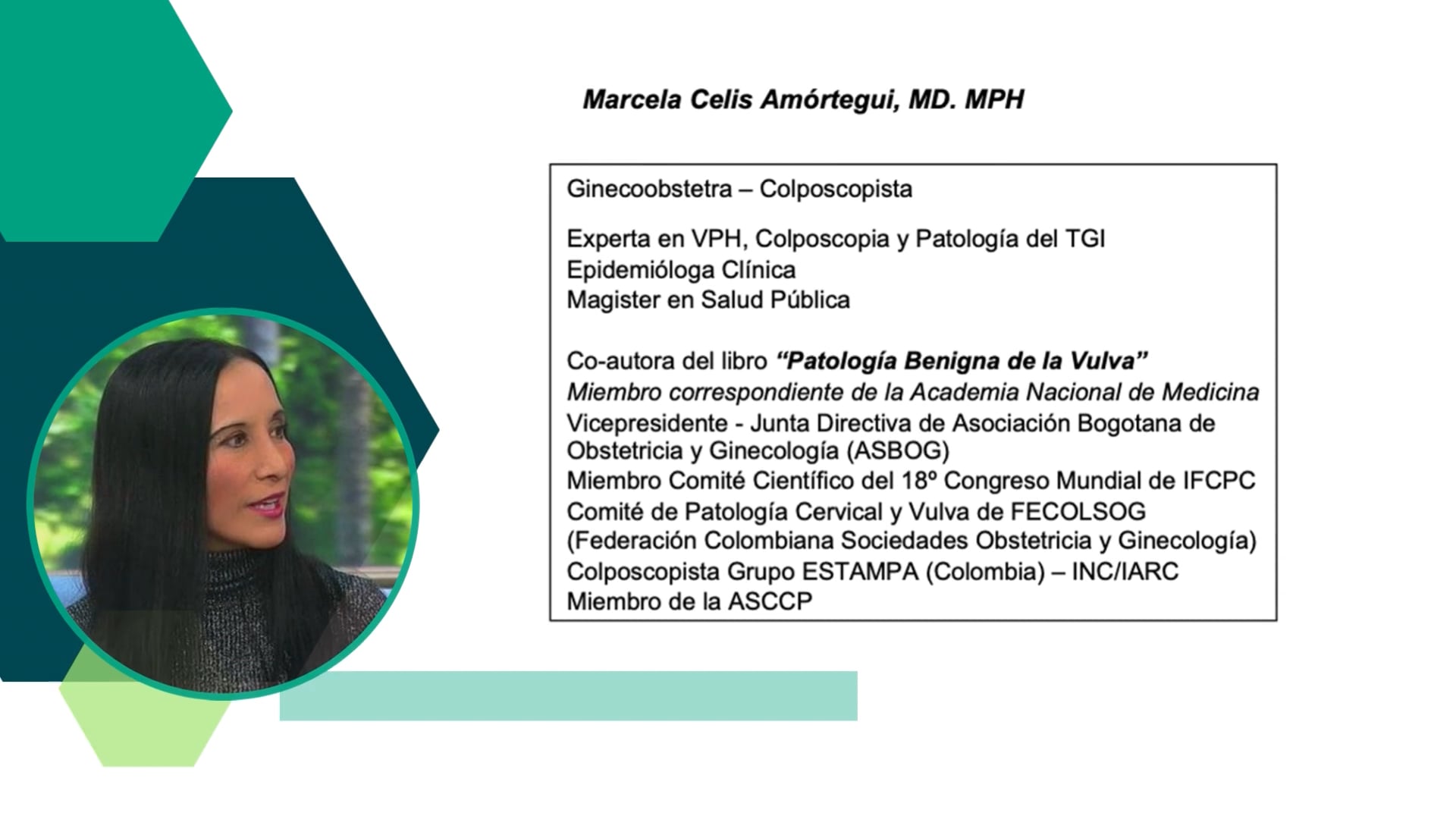 2.5 Dra. Marcela Celis Amórtegui on Vimeo