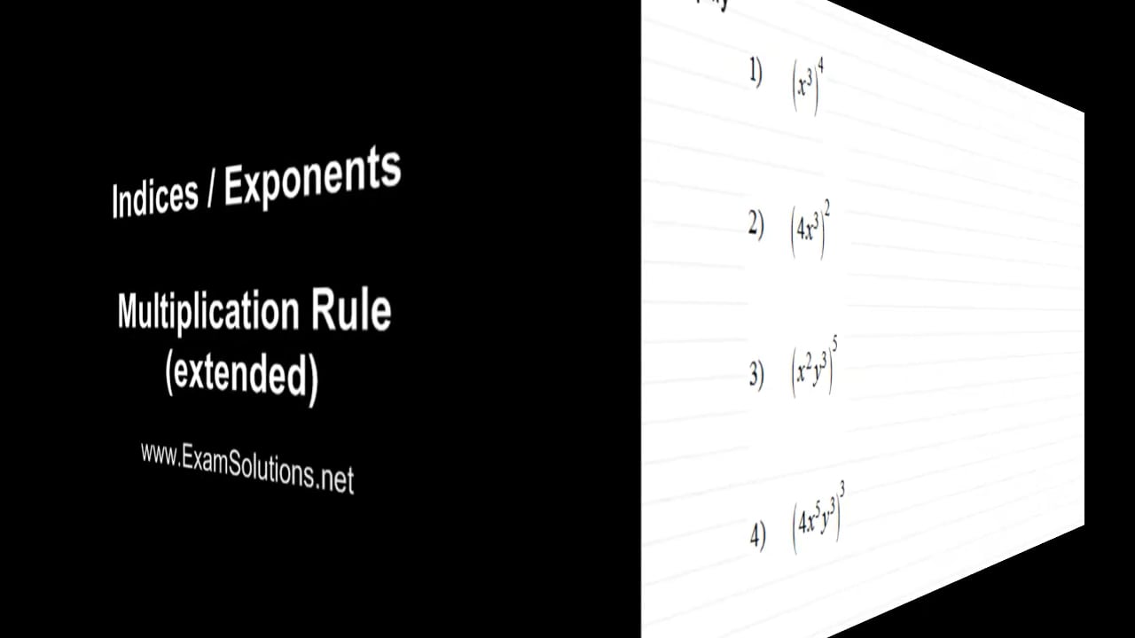 Algebra_Indices Introduction_Division rule for indices_Indices ...