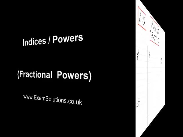 Algebra_Indices Introduction_Introduction to indices (exponents ...