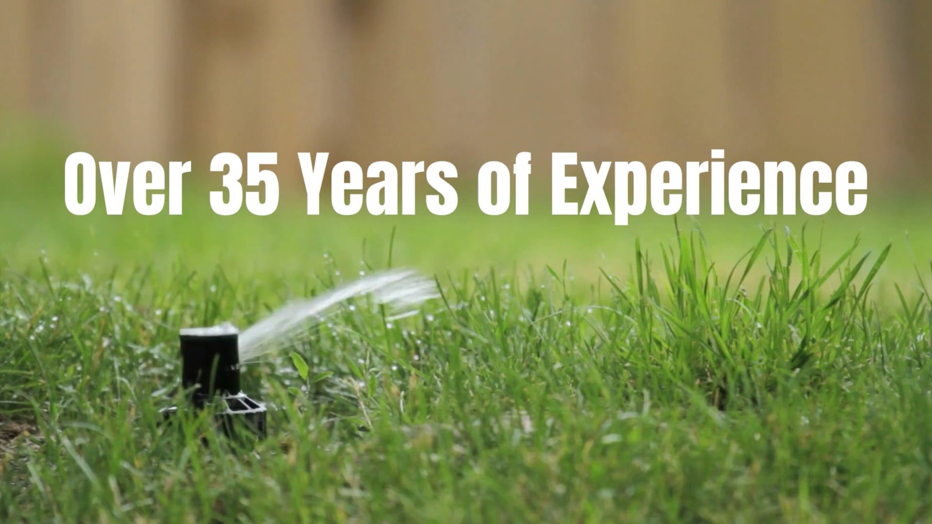 Landscape Irrigation - DVI Water Management