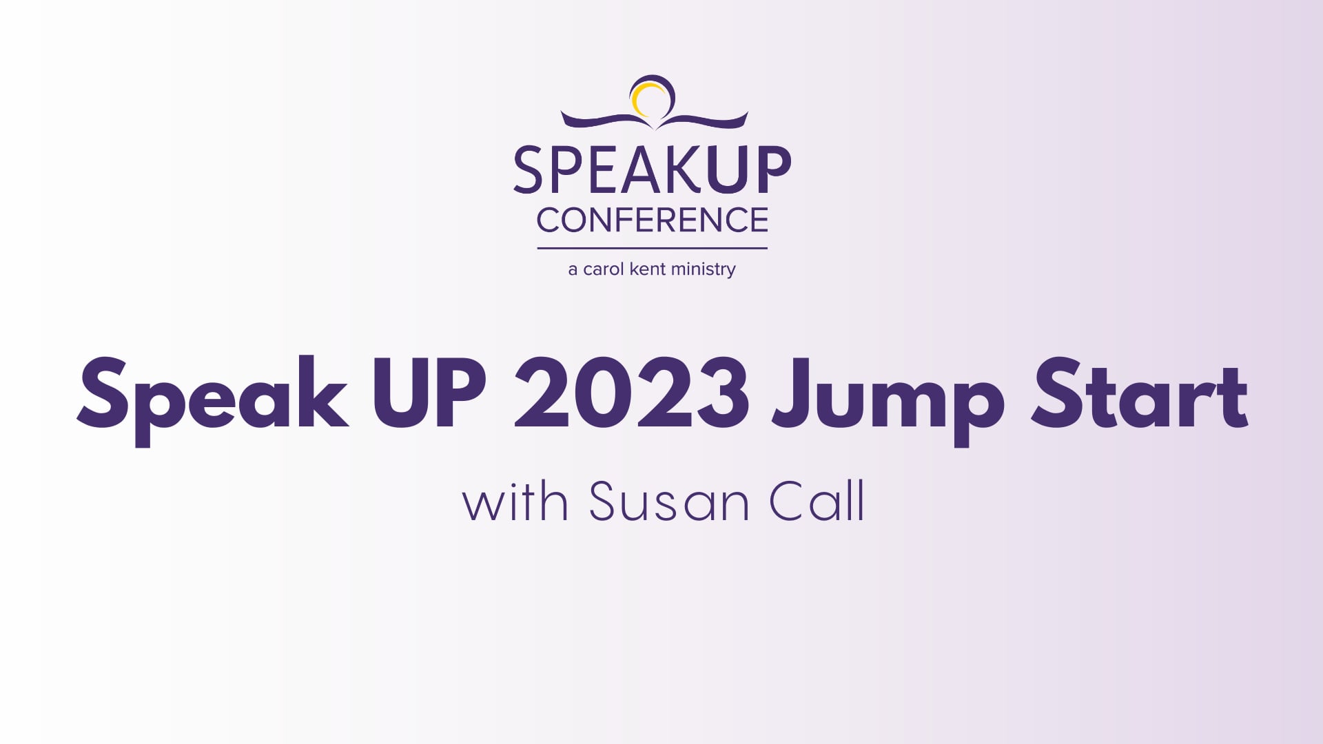 SpeakUp '23 Jump Start on Vimeo