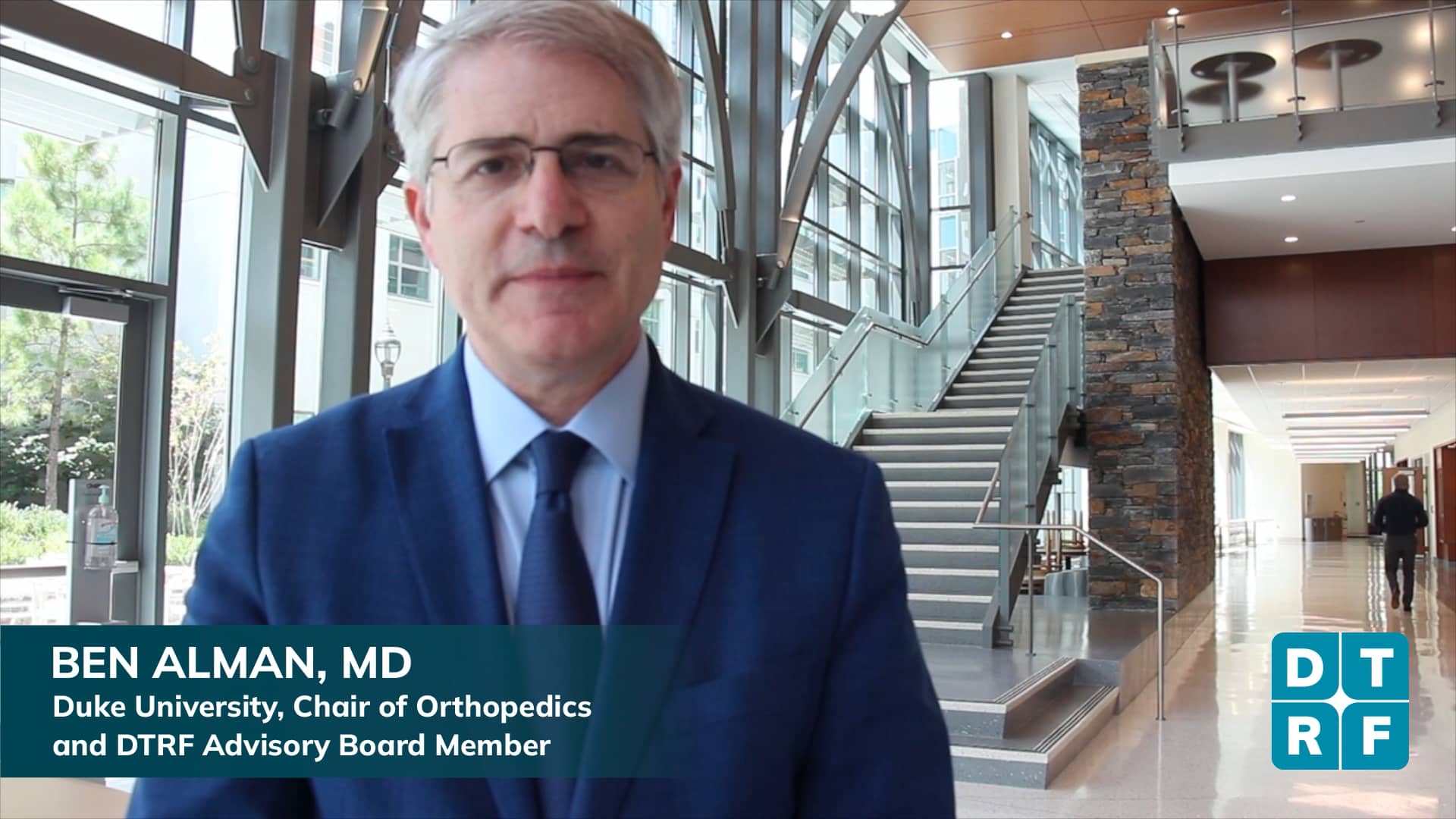 Dr. Ben Alman of Duke University on DTRF’s 15th Anniversary on Vimeo