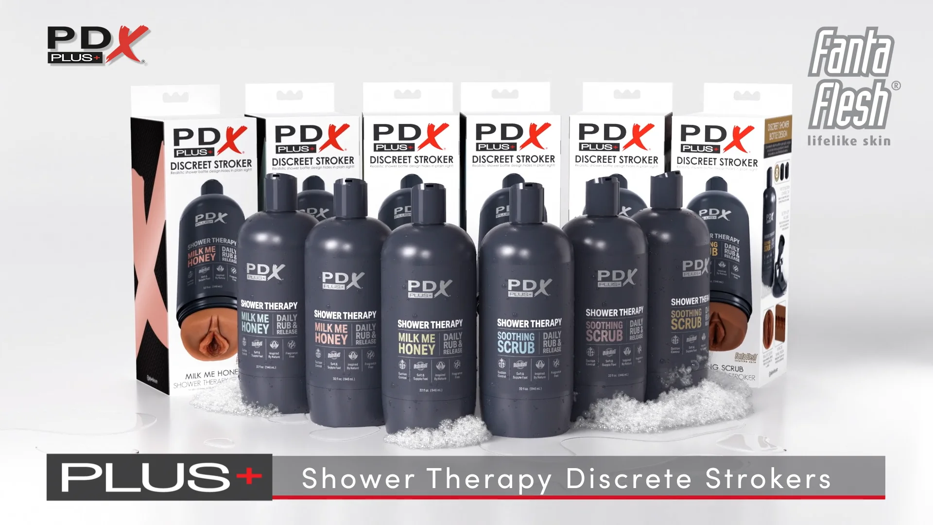 PDX Plus Shower Therapy Discreet Strokers