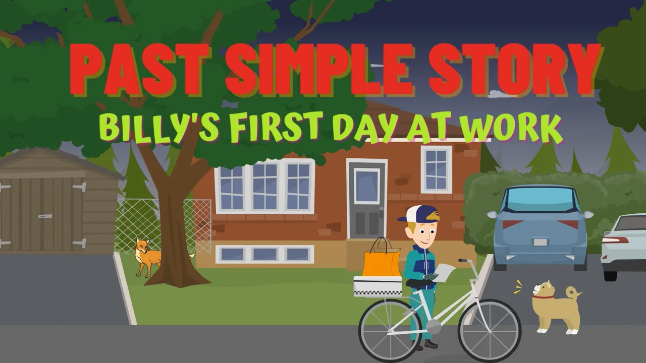 PAST SIMPLE STORY - Learn past simple with a short, fun story