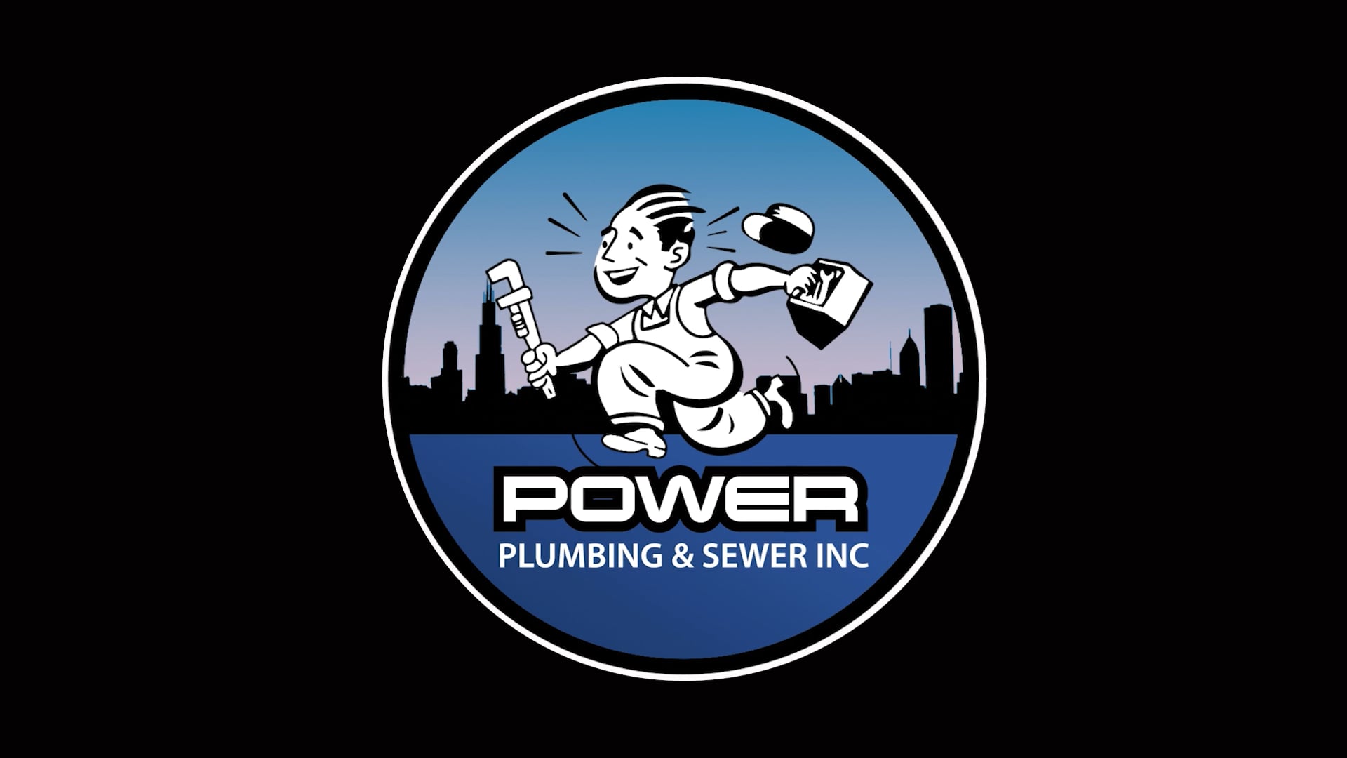Power Plumbing LOGO ORIGINAL BLACK