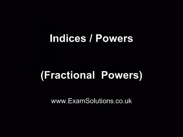 _Algebra_Indices Introduction_Fractions raised to a negative index ...