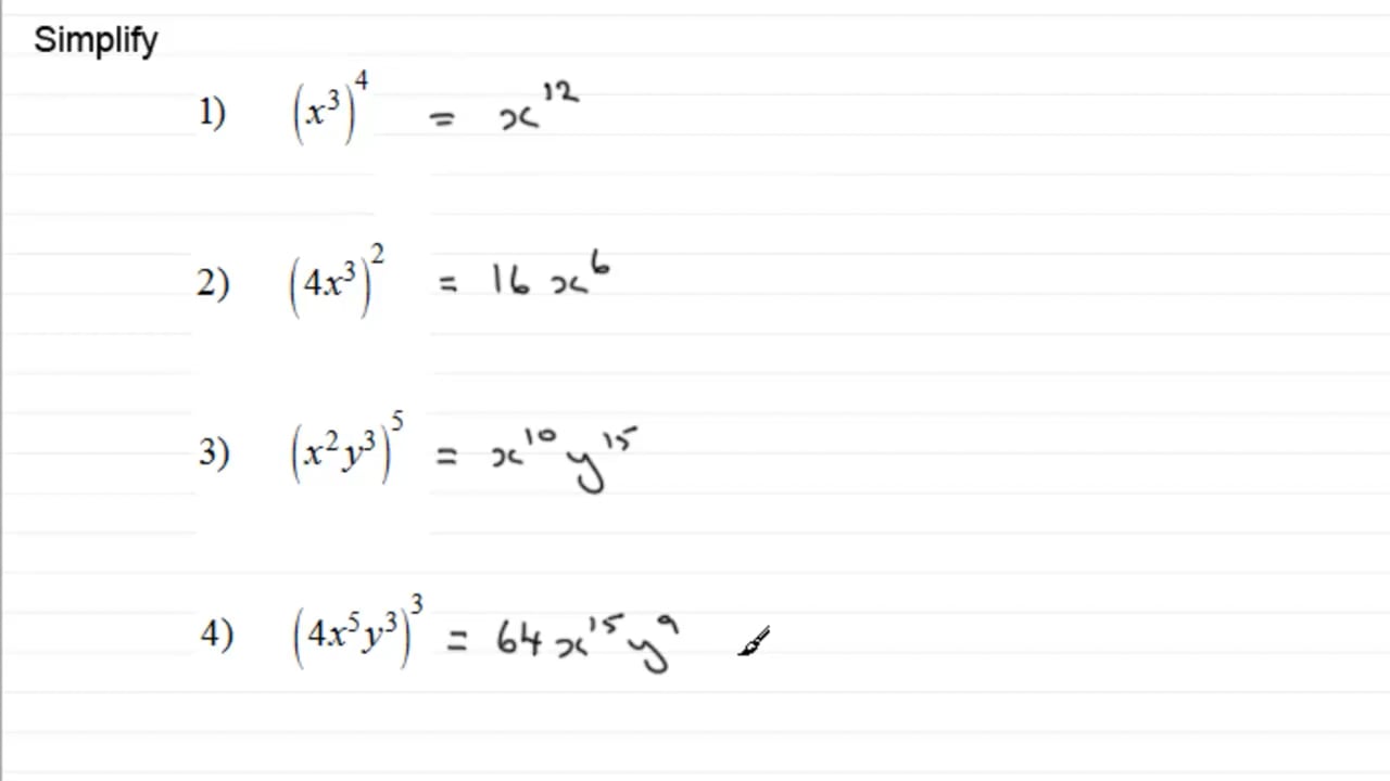 _Algebra_Indices Introduction_Introduction to indices (exponents ...
