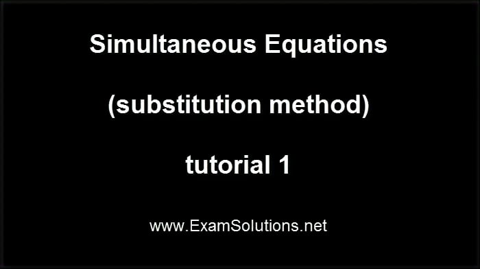 _Algebra_Simultaneous equations_Same x terms_Simultaneous Equations ...