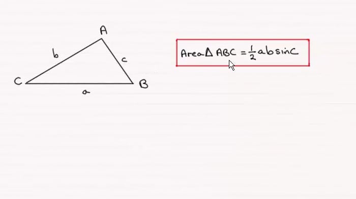 _Geometry_Trigonometry Non Right Angled Triangles_Sine rule_Proof of ...