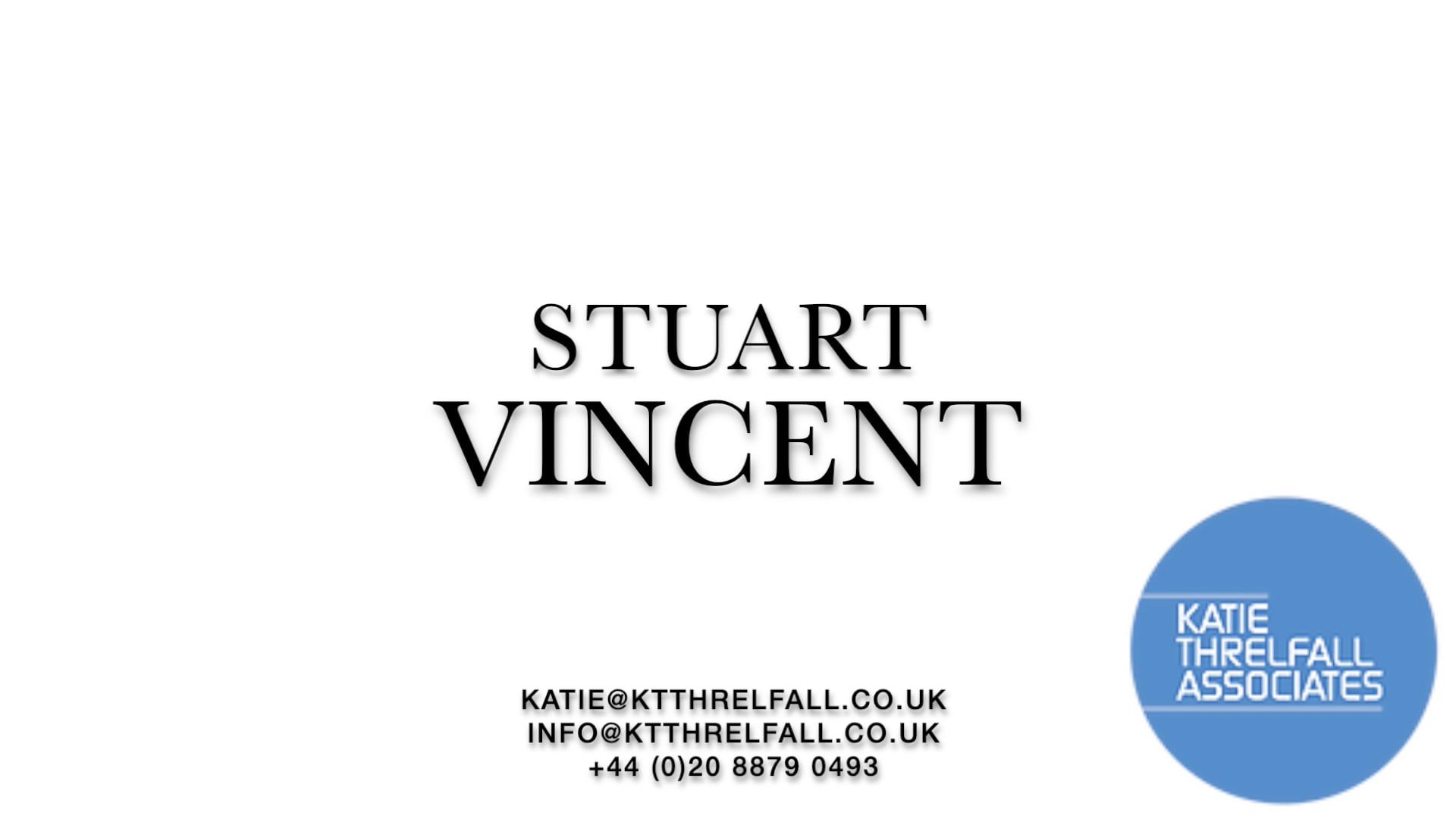 Stuart Vincent - Acting Showreel - 2023 on Vimeo