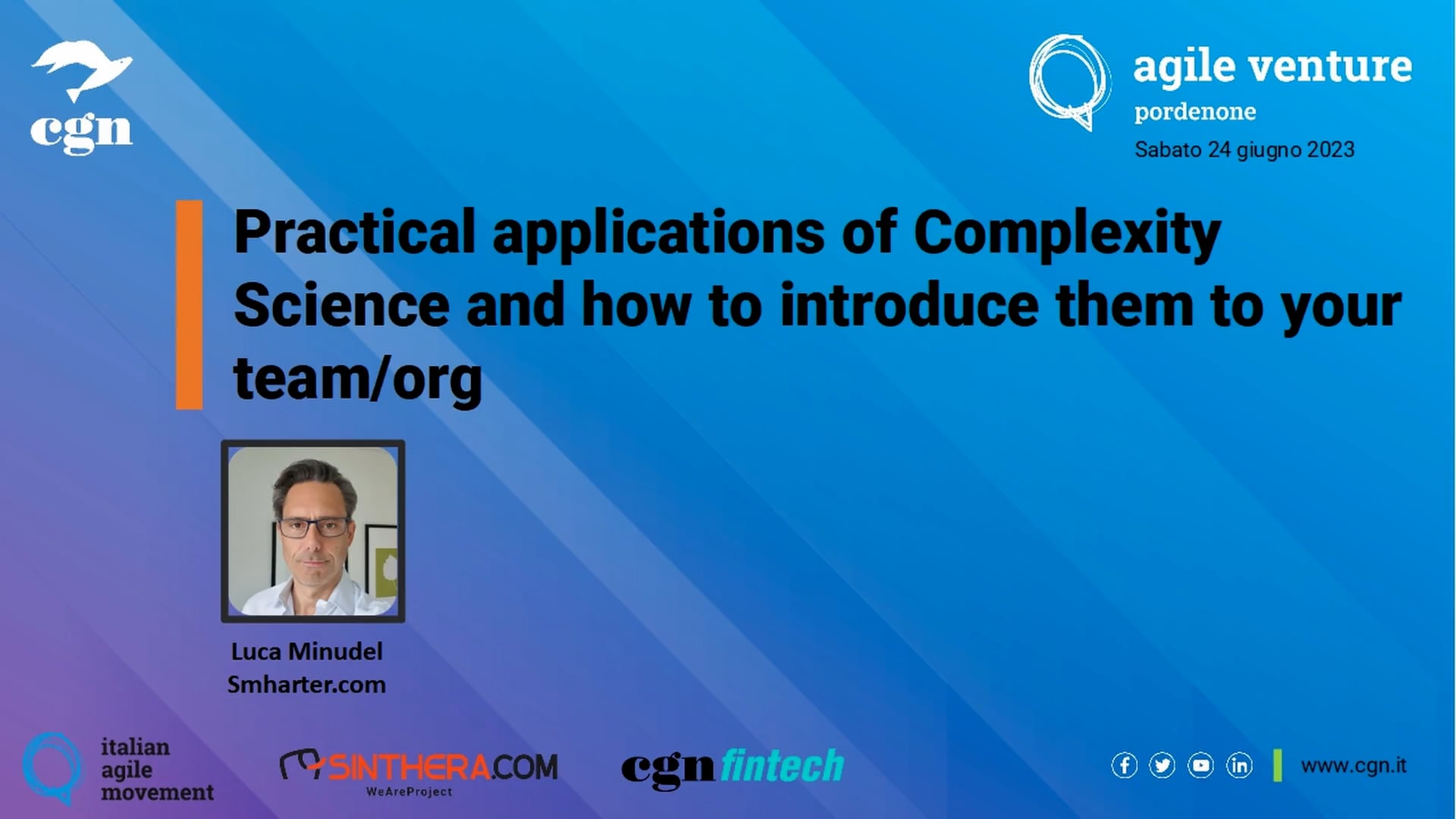 Minudel Luca - Practical applications of Complexity Science on Vimeo