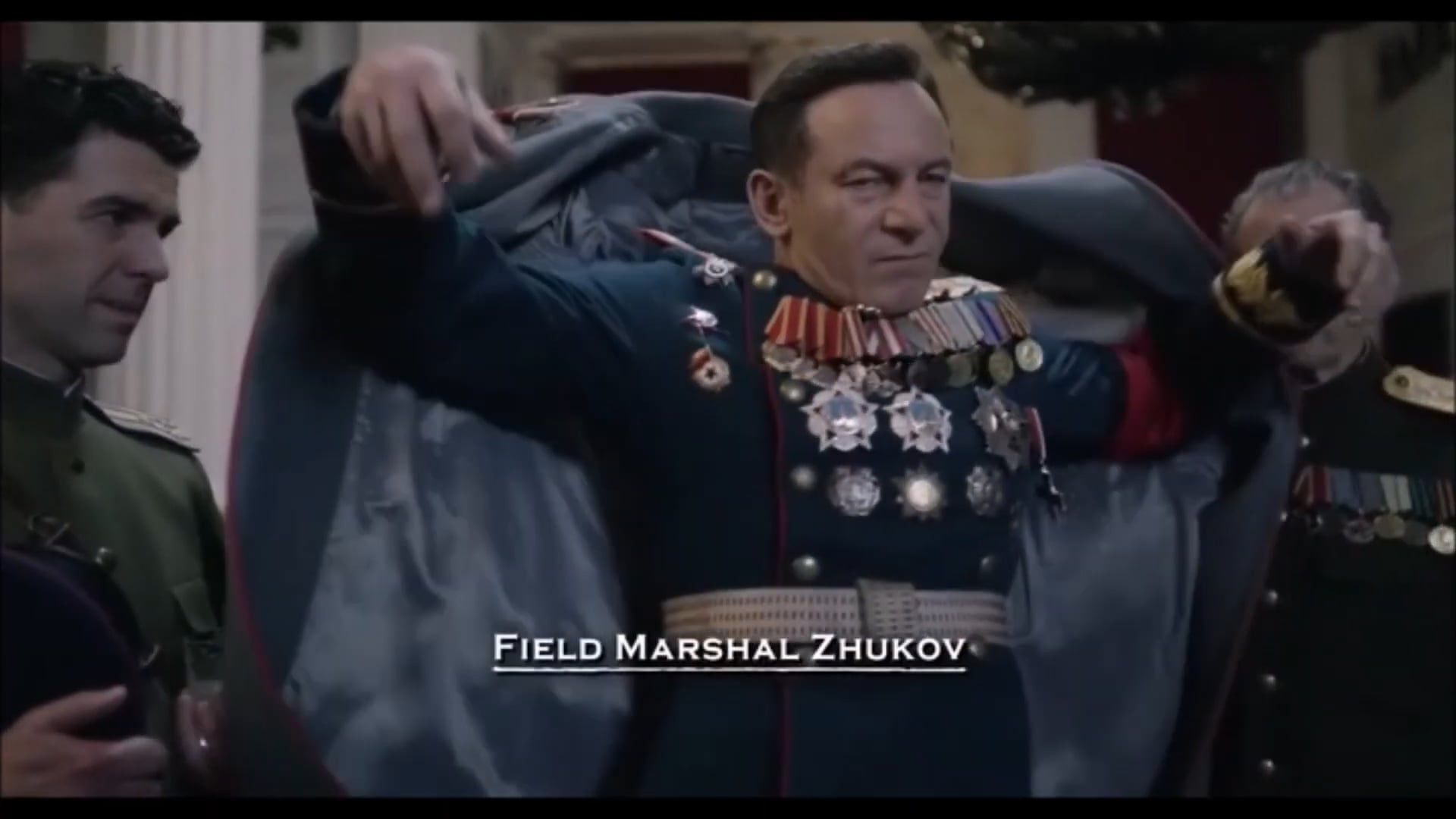 y2mate.com - Field Marshal Zhukov entrance at The Death of Stalin_1080p ...