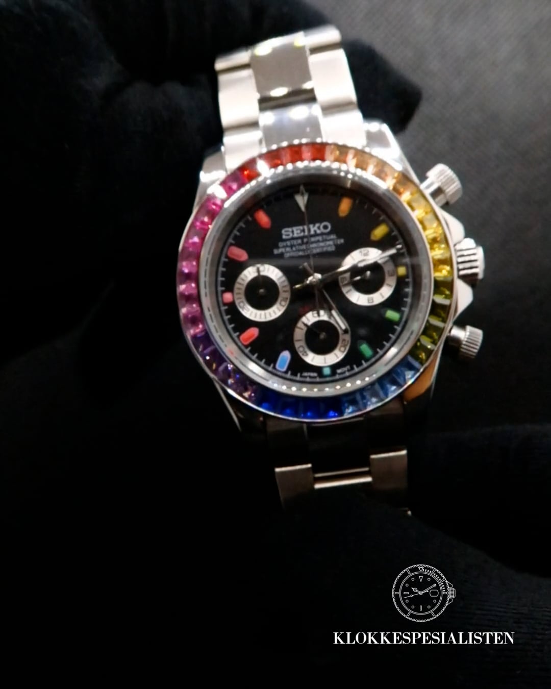 Seiko "Rainbow" Daytona Mod on Vimeo