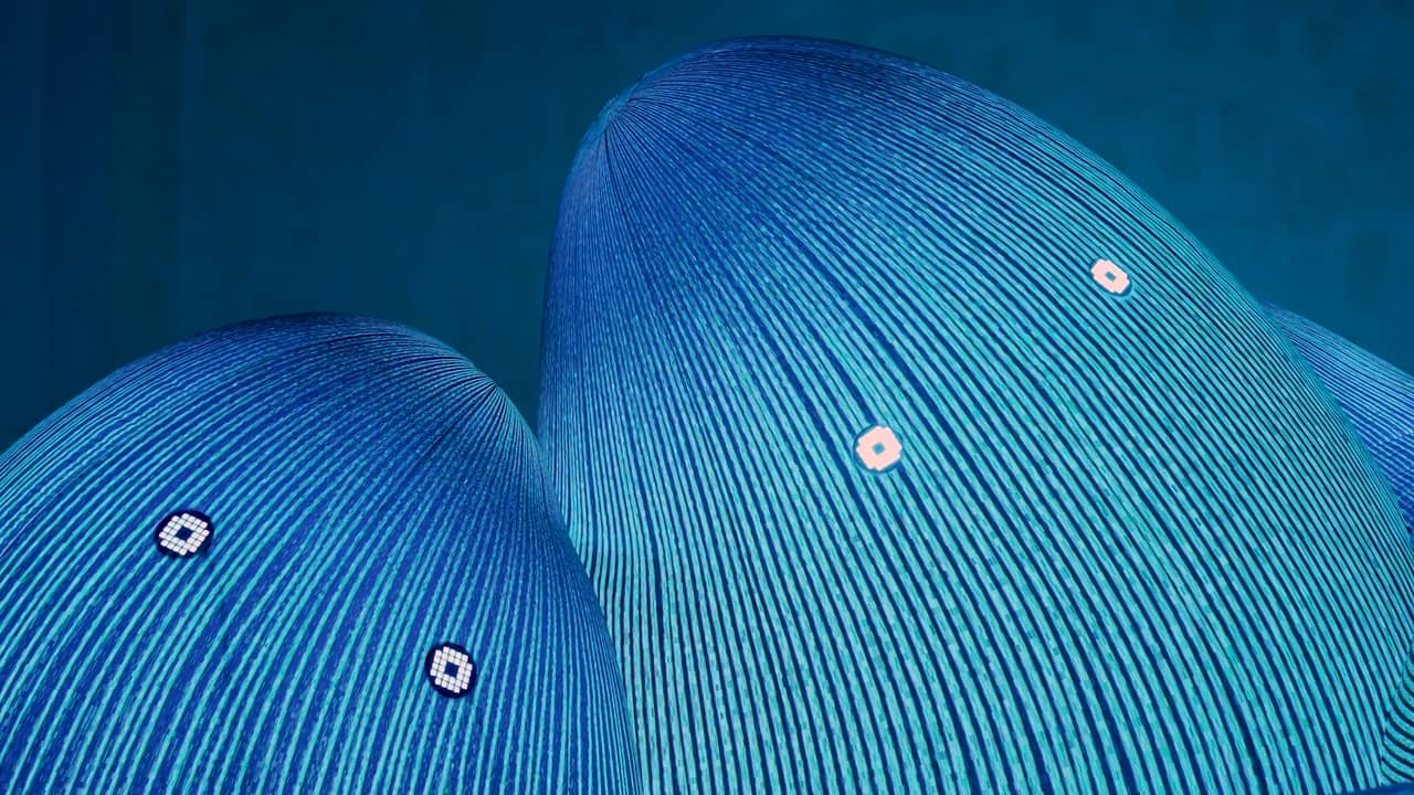 Beautiful inflatable artwork by studio ENESS on Vimeo