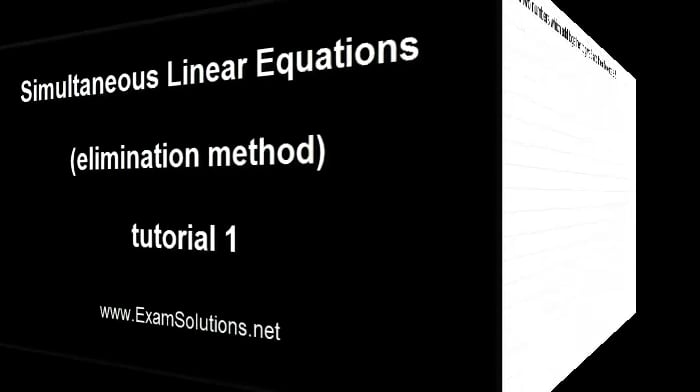_Algebra_Simultaneous equations_Substitution methods (Quadratic SImultaneous)_Simultaneous ...