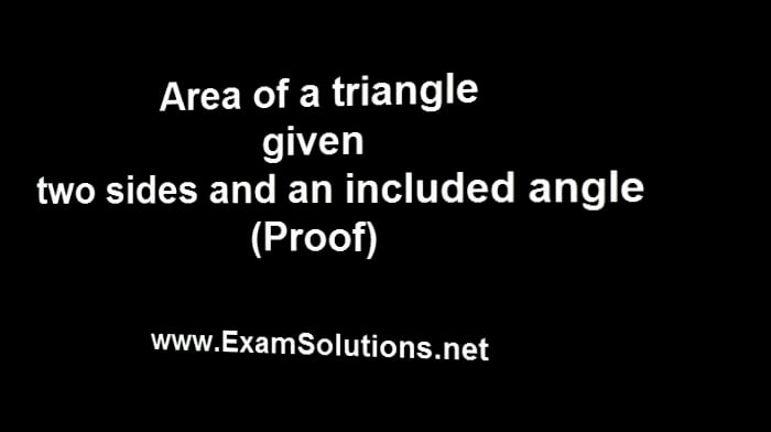 _Geometry_Trigonometry Non Right Angled Triangles_Sine rule_Proof of ...