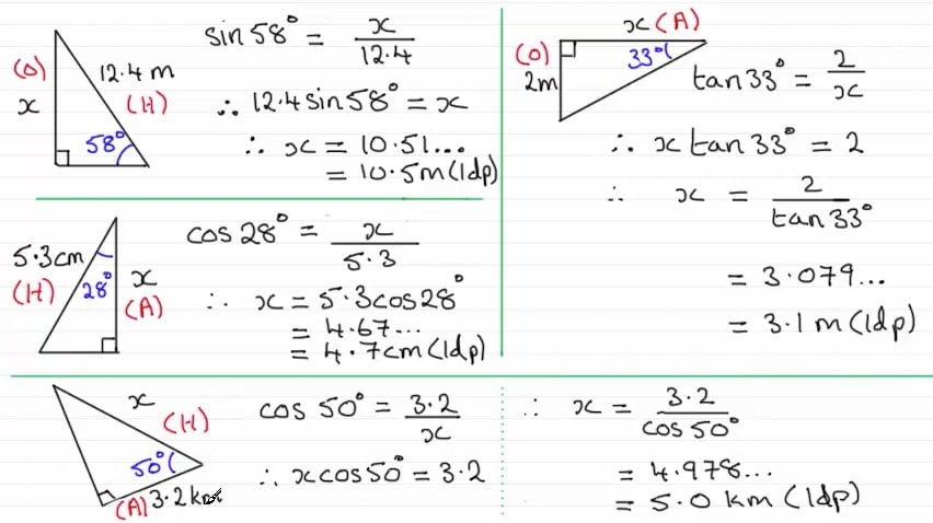 _Geometry_Trigonometry Right Angled Triangles_Introduction to ...