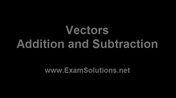 _Geometry_Vectors_Vector notation 2d_Vector Addition and Subtraction ...
