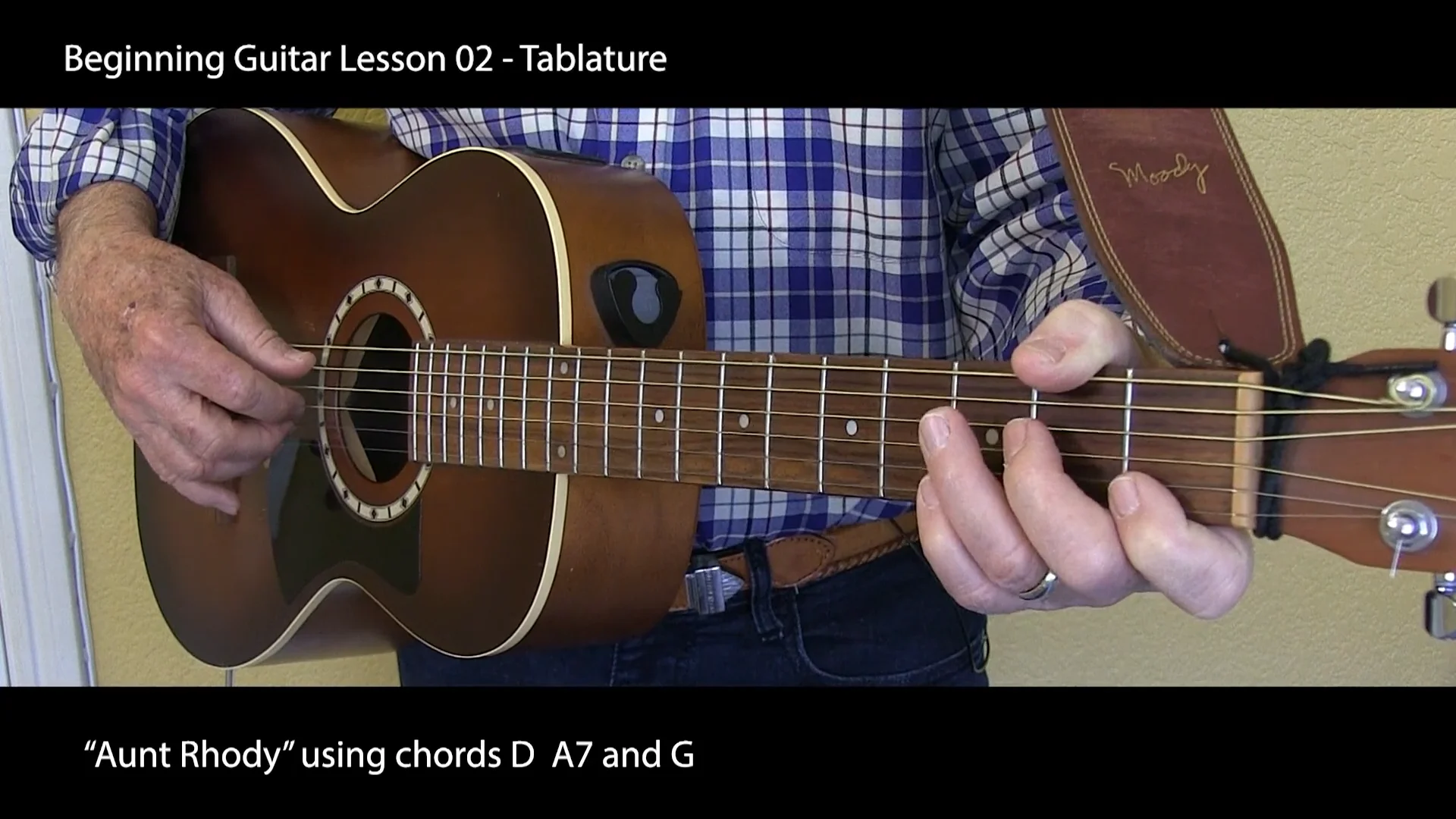 Beginning Guitar Lesson 02 - Tablature on Vimeo