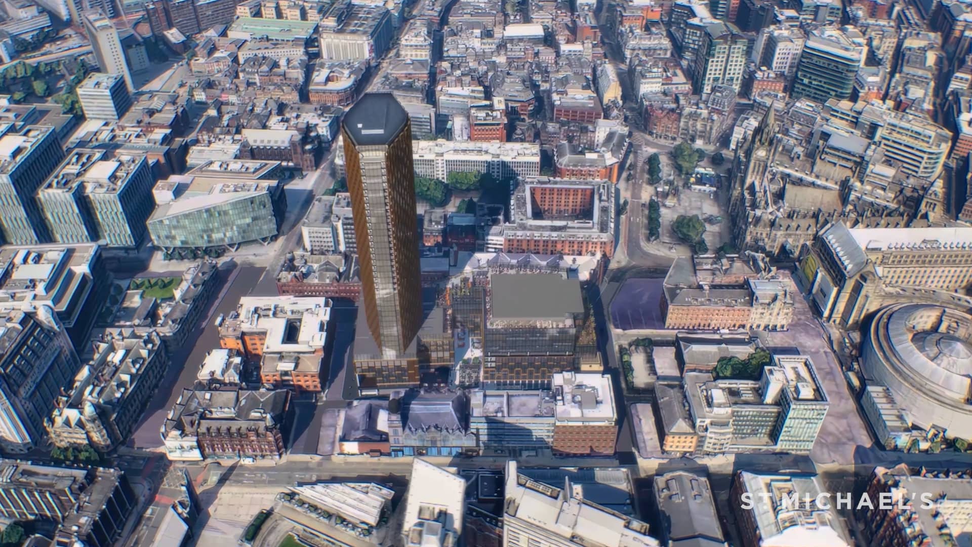 St Michael's Manchester Fly-through on Vimeo