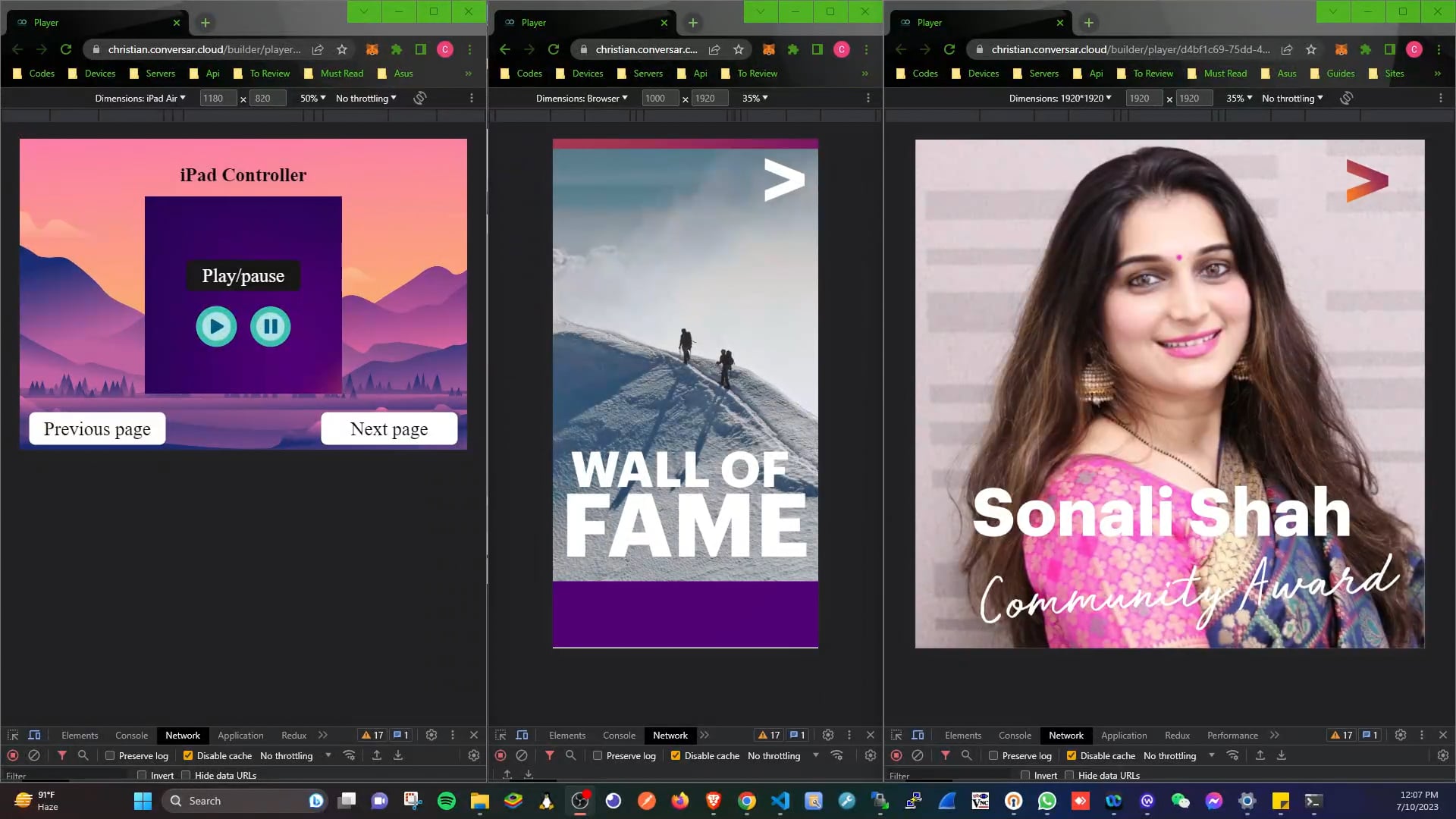 Designer and Wall of Fame 2023-07-10 on Vimeo
