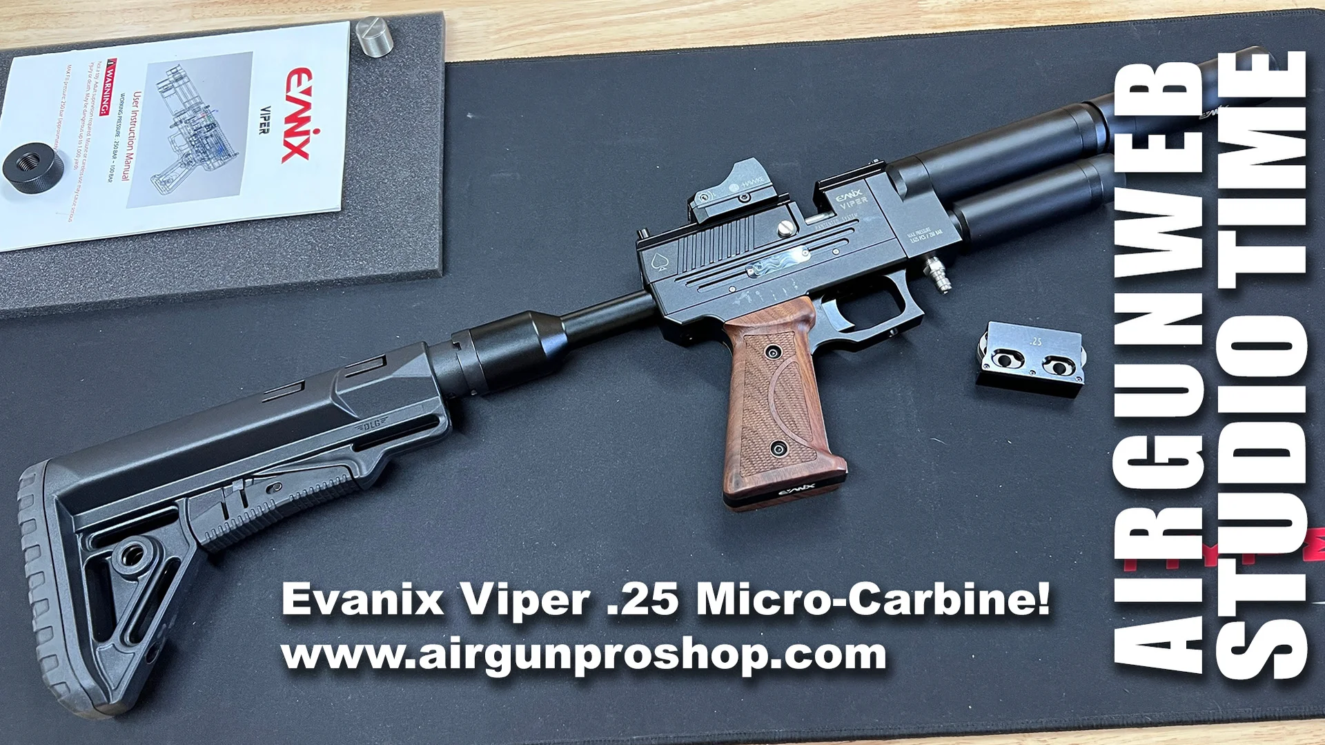 Modern Airgunner - Evanix Viper .25 Cal Micro-Carbine Conversion - Semi ...