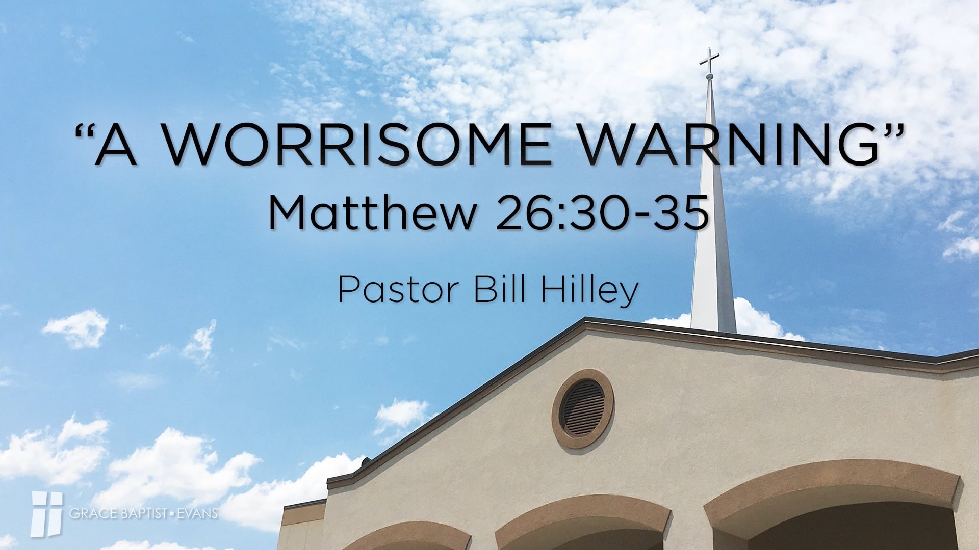 070923 AM "A Worrisome Warning" on Vimeo