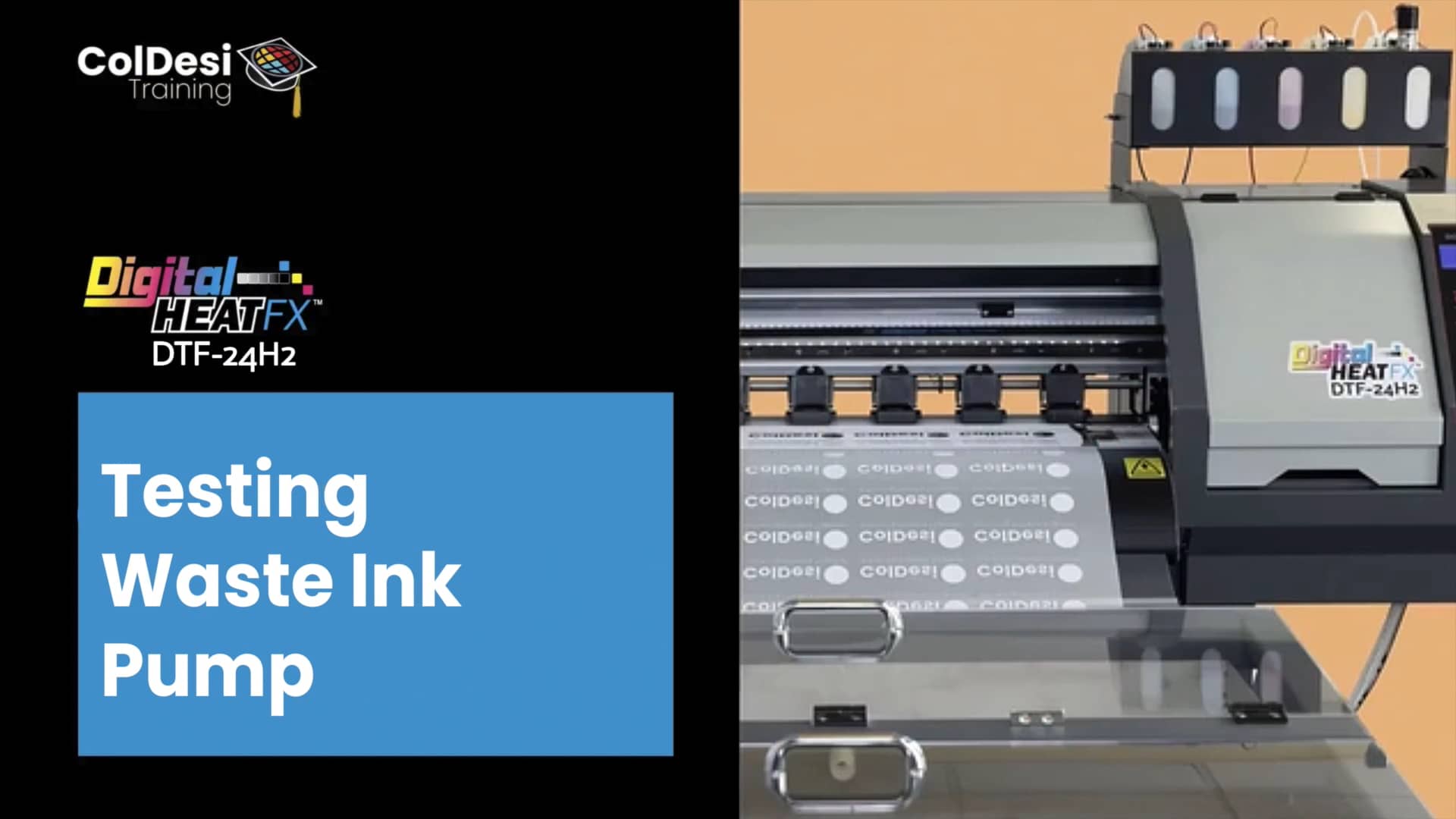 DTF24H2 - Testing Waste Ink Pump on Vimeo