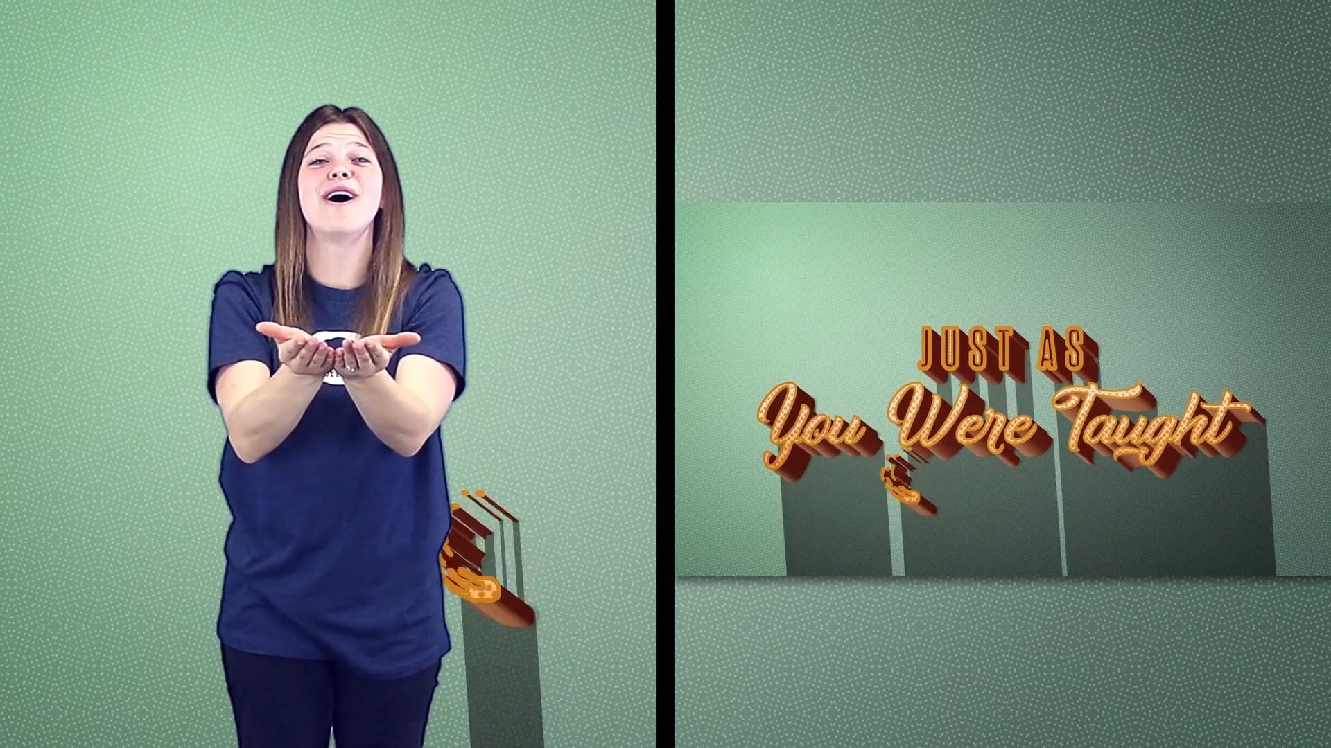 WALK IN HIM. Hand Motions. SPLIT on Vimeo