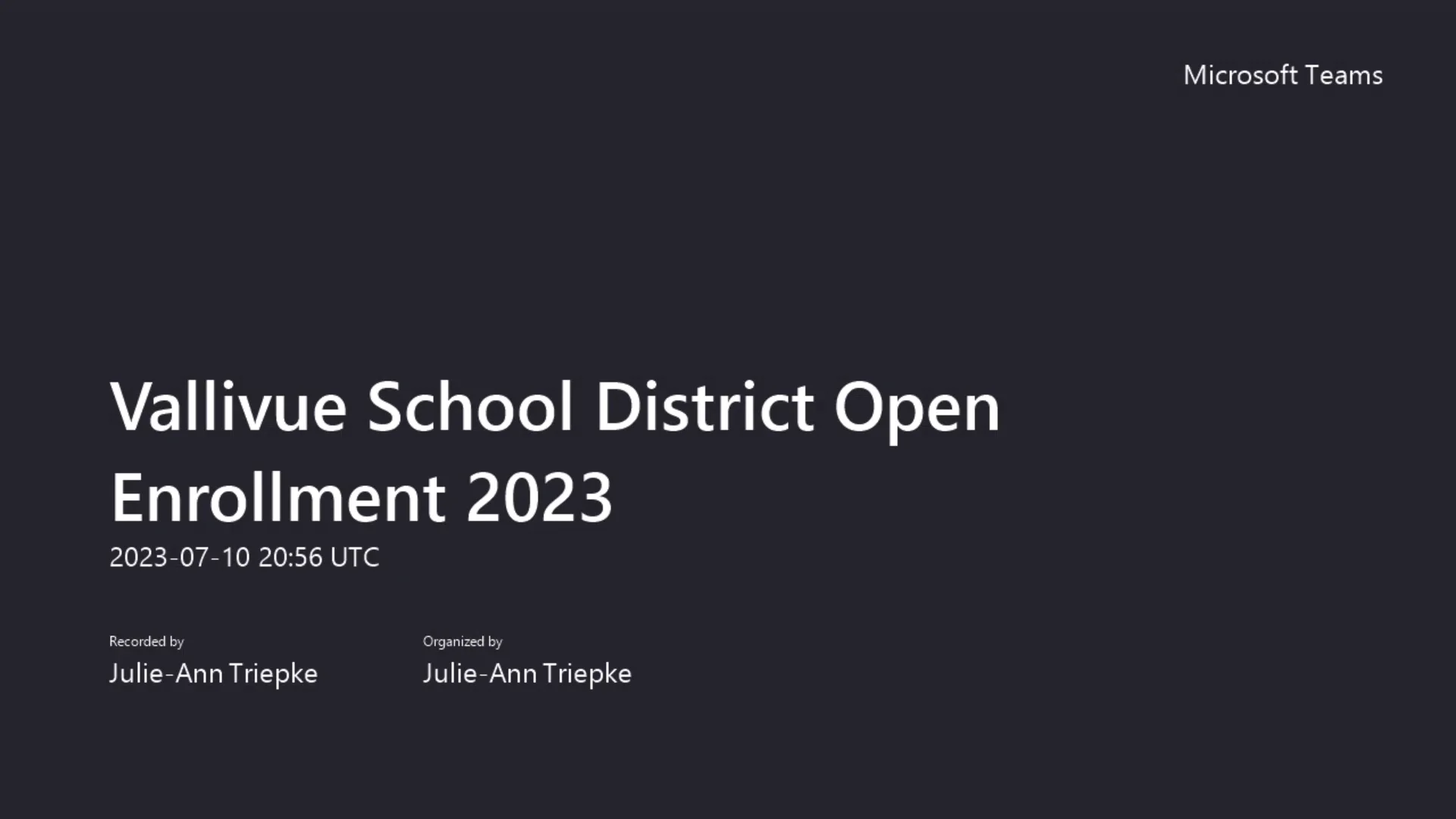 Vallivue School District Open Enrollment 2023 on Vimeo