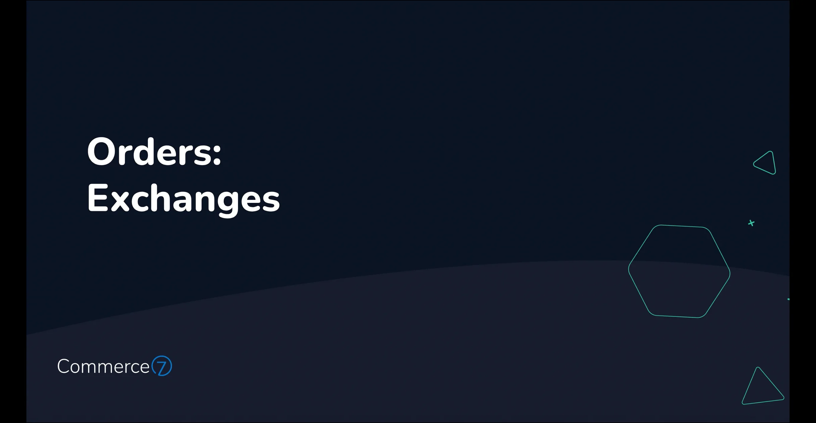 Orders: Exchanges on Vimeo