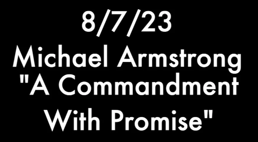 A COMMANDMENT WITH PROMISE on Vimeo
