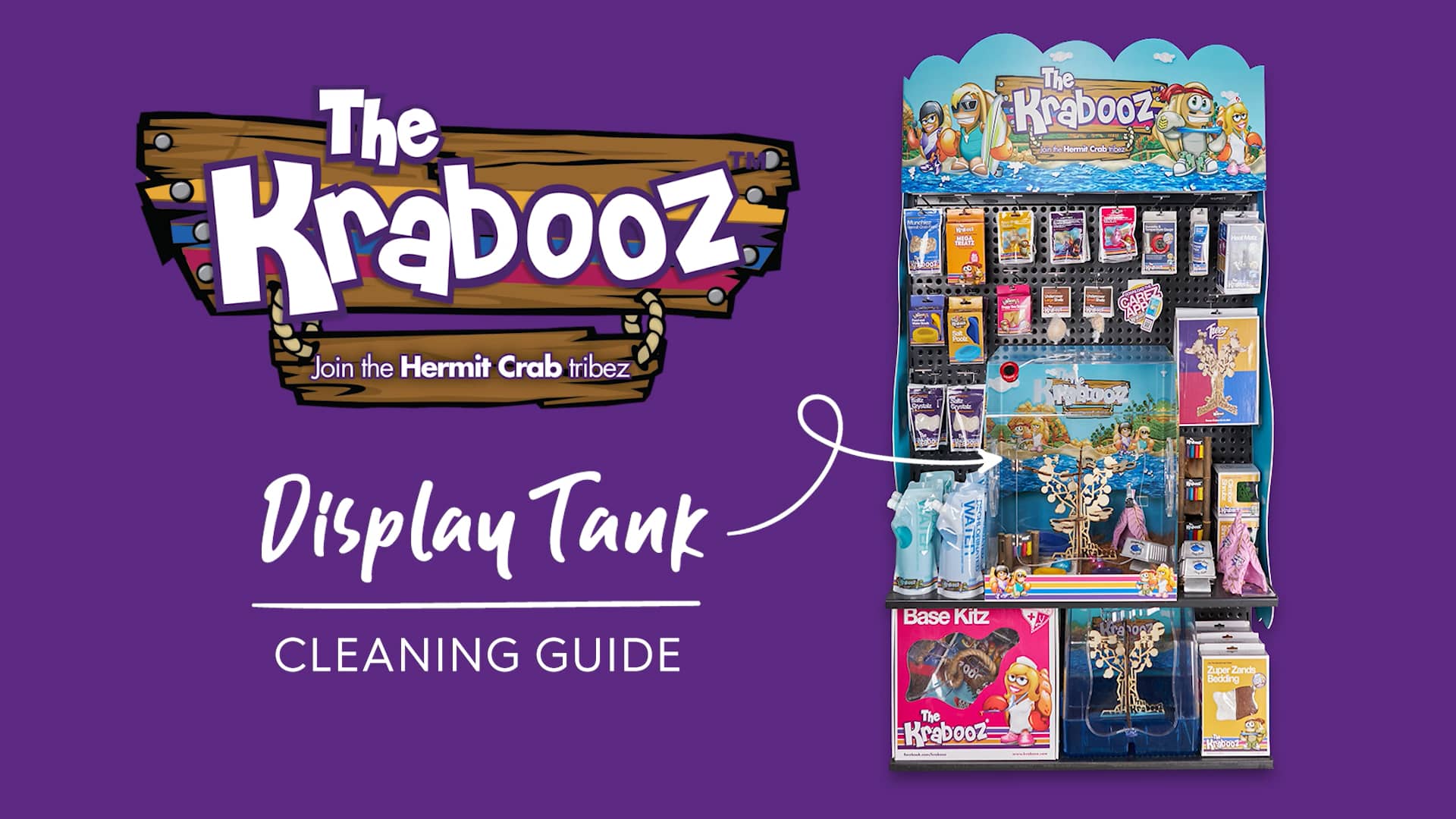 How to clean your Krabooz Hermit Crab Tank on Vimeo