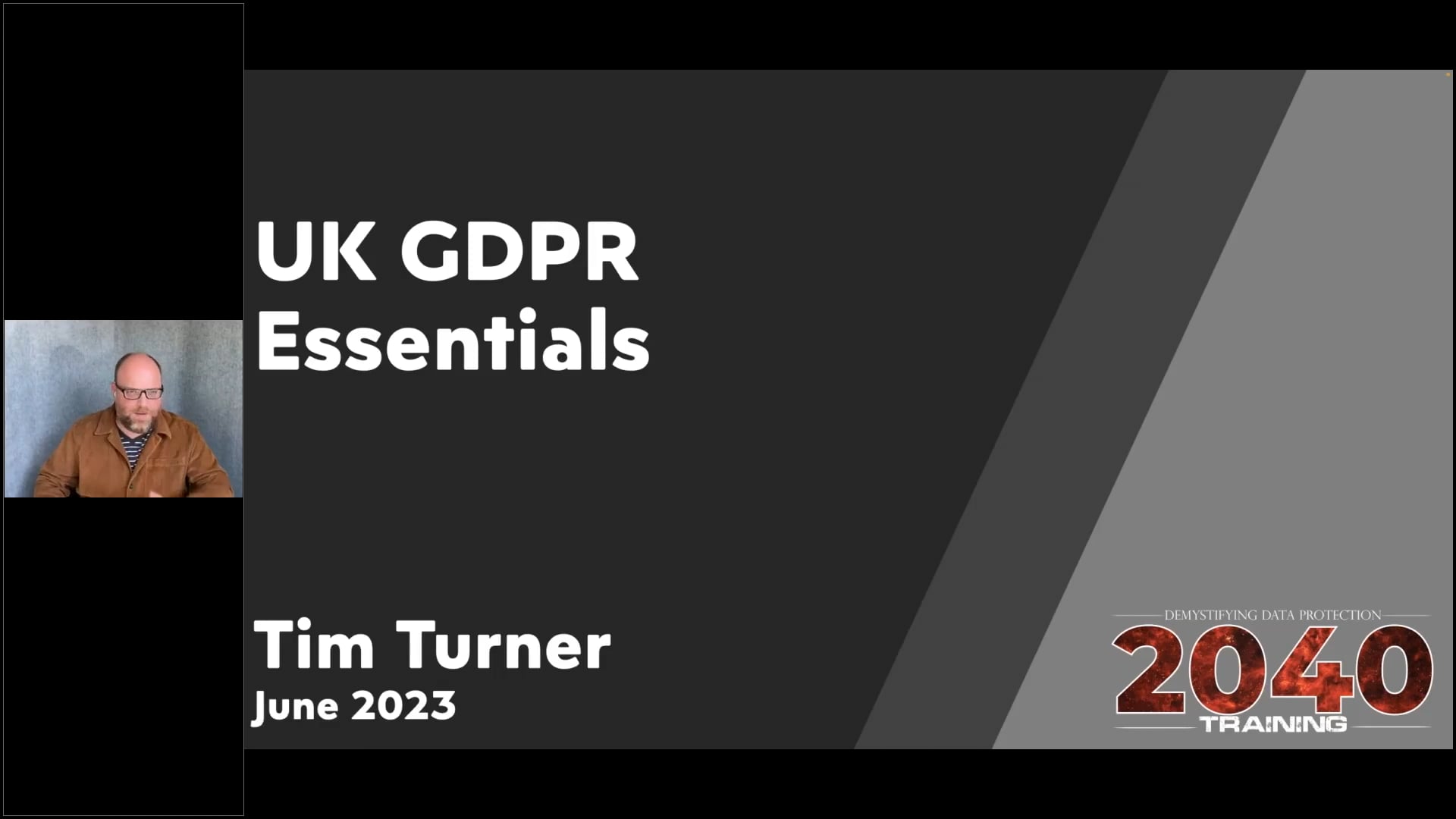 GDPR Essentials edit on Vimeo